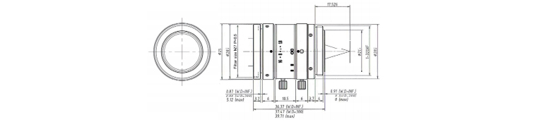 工业镜头M2518-MPW2-东莞浩立自动化科技有限公司